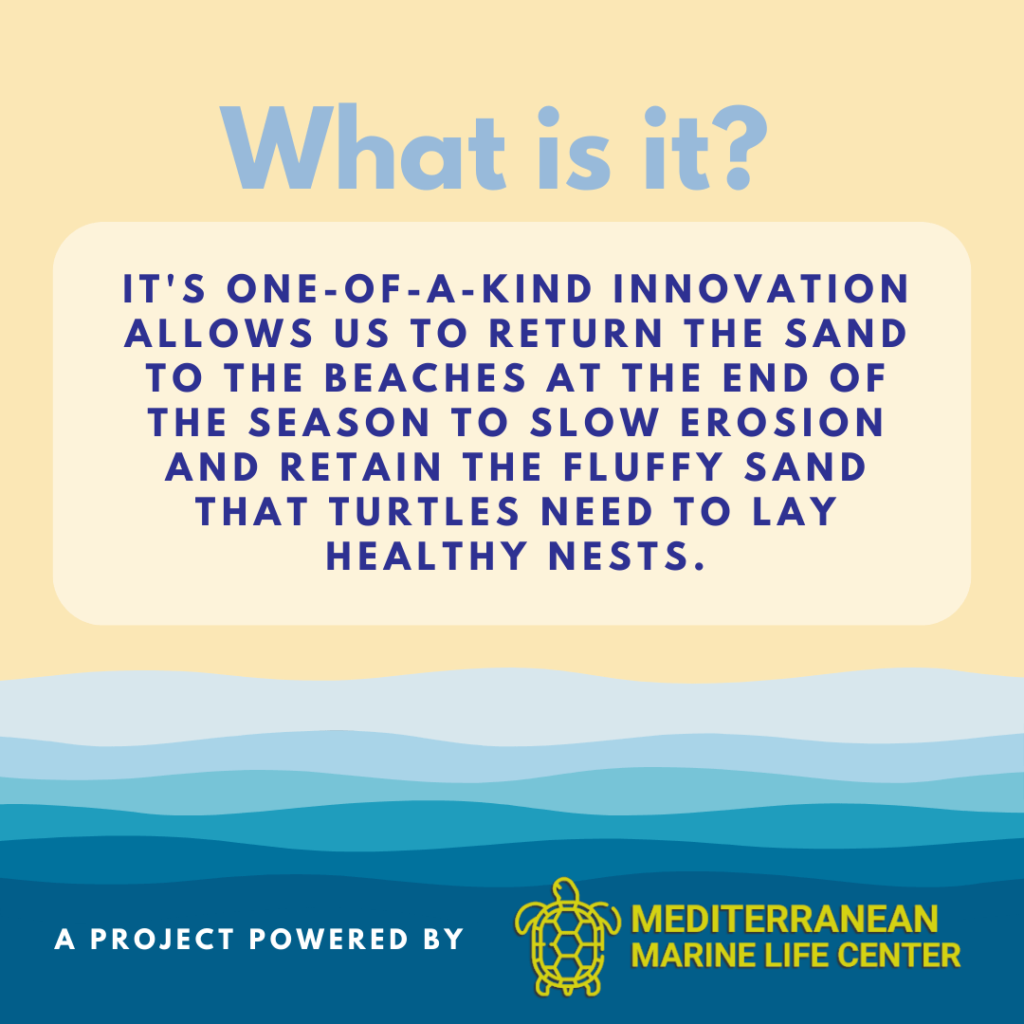 Sand Recycle | Zante Turtle Center